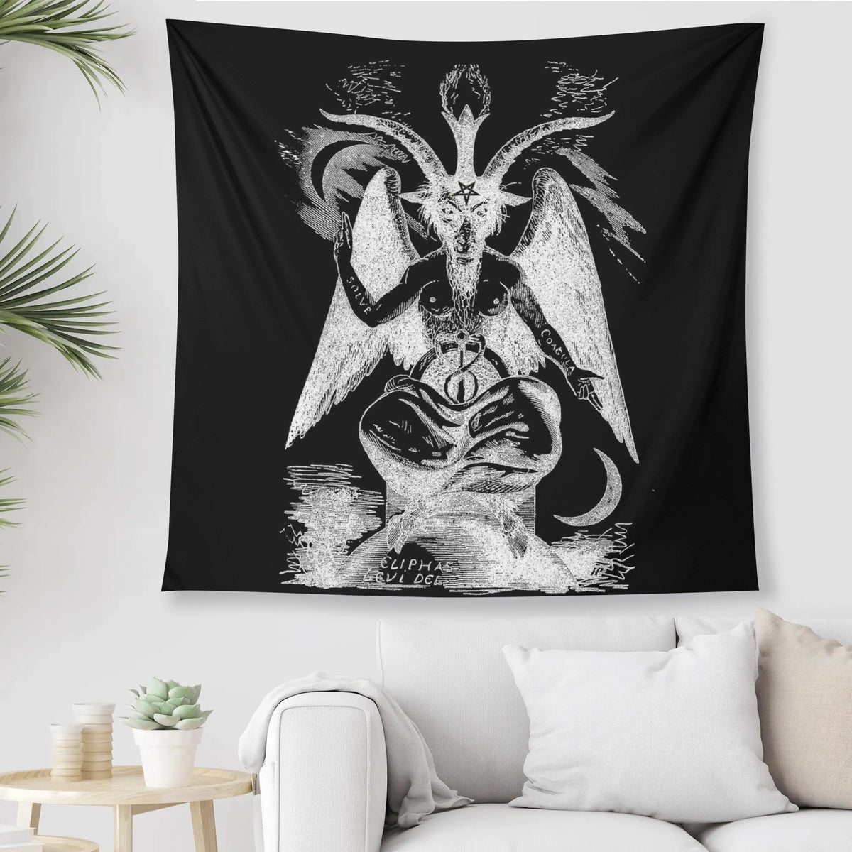 Baphomet Nightside Sabbatic Goat Multiple Size and Horizontal Wall Tap ...