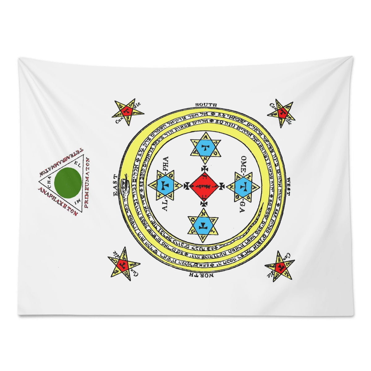 Goetic Magic Circle of Solomon Ritual Circle / Wall Tapestry – The ...