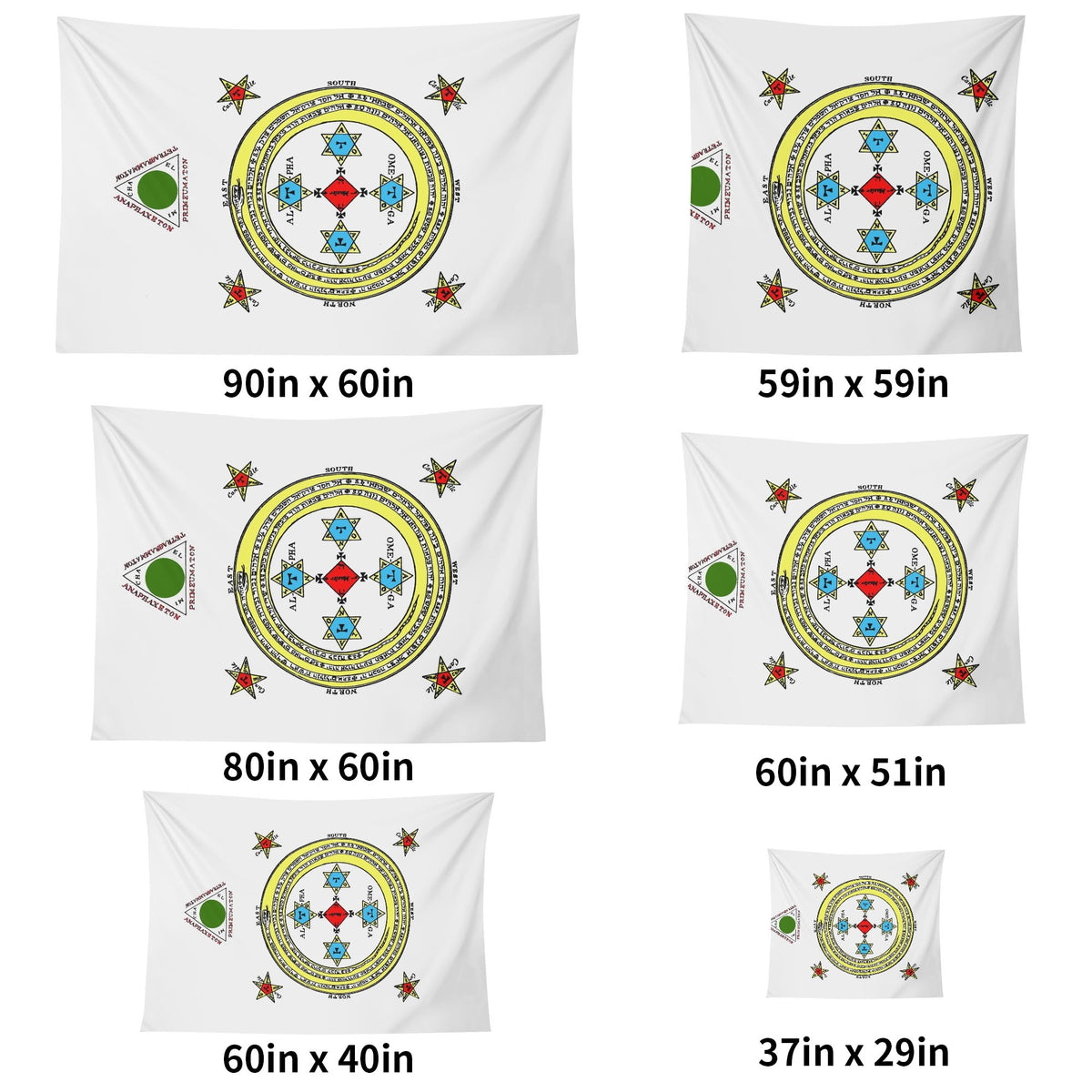 Goetic Magic Circle of Solomon Ritual Circle / Wall Tapestry – The ...
