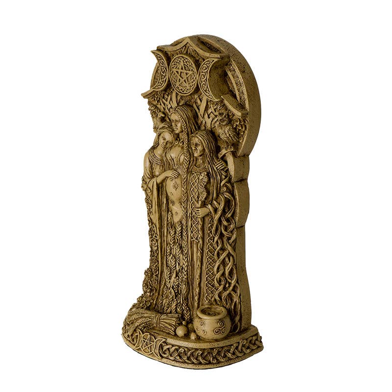 Celtic Triple Goddess Statue – The Luciferian Apotheca