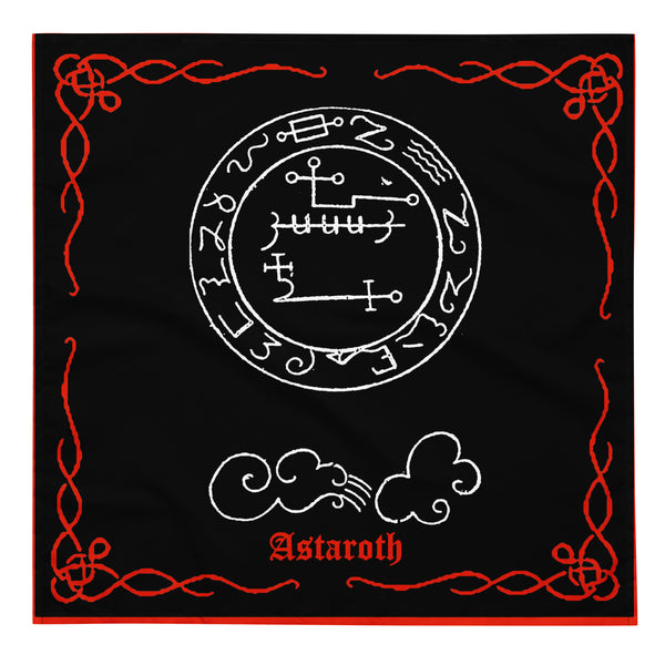 Demon Altar Cloth - Astaroth Sigil from Grimorium Verum – The Luciferian Apotheca
