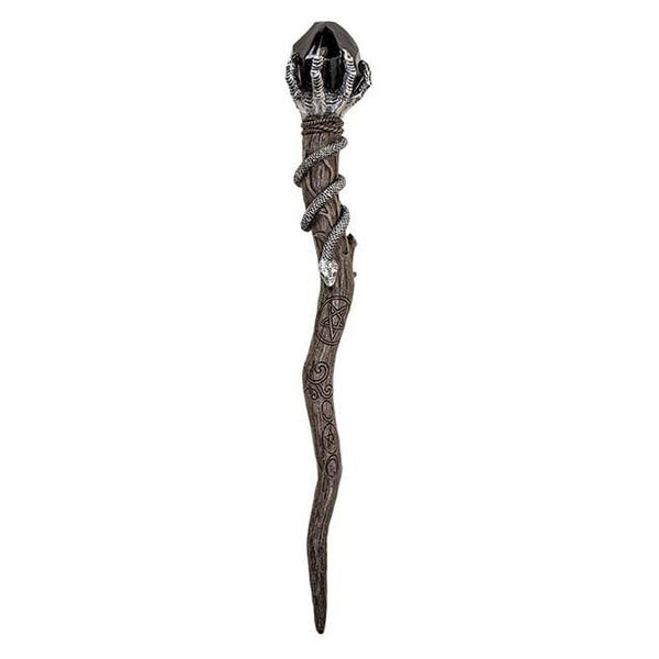 Black Magic Serpent Wand | Enchanted Wand for Spells and Rituals – The ...