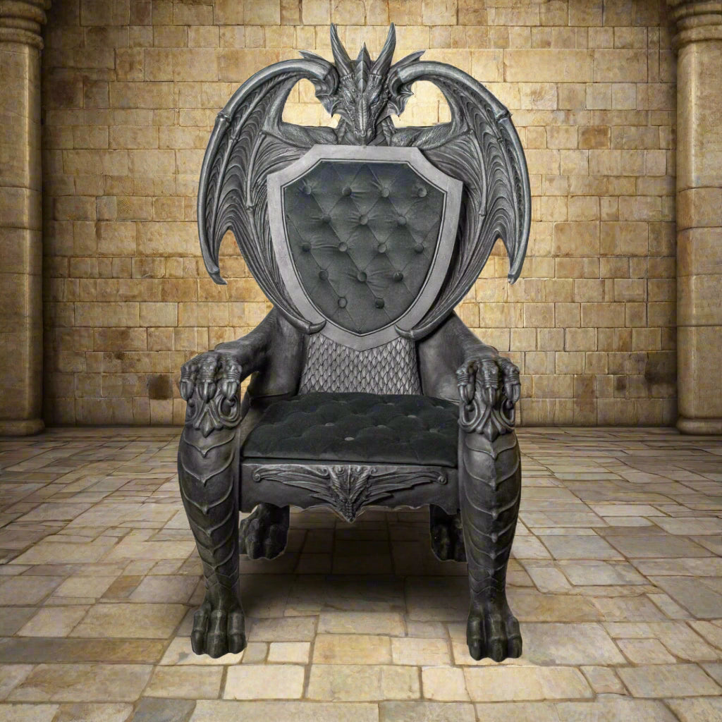 Majestic Dragon Throne | Ritual Chamber Decor – The Luciferian Apotheca
