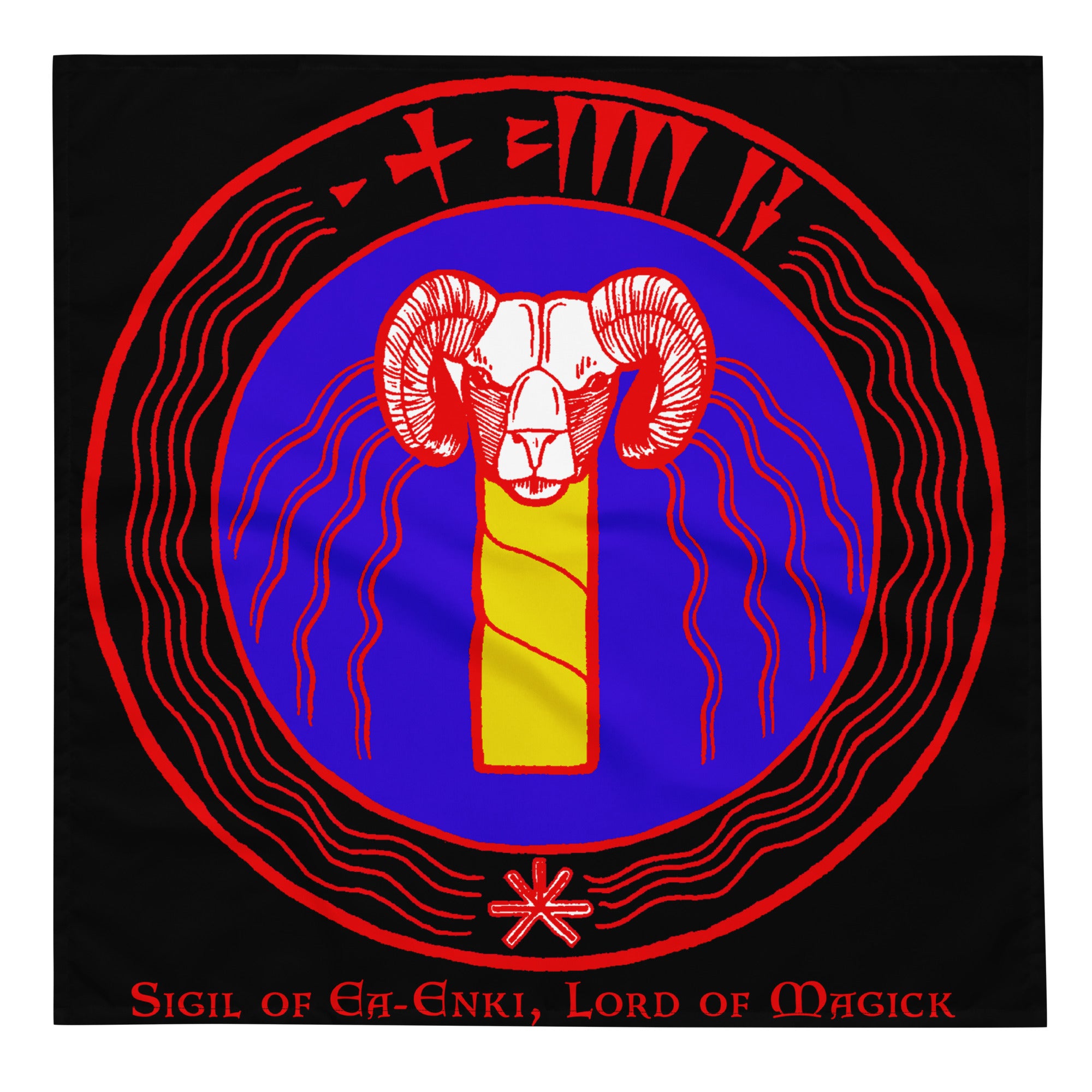 Babylonian Altar Cloth - Ea - Enki God of Magick – The Luciferian Apotheca