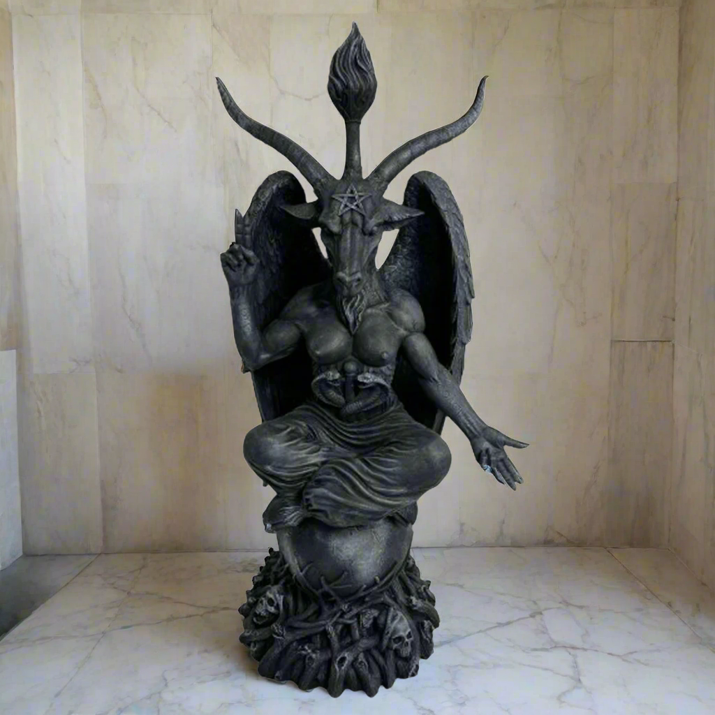 Large 3 ft. Baphomet Statue | Embody the Power of the Goat of Mendes ...