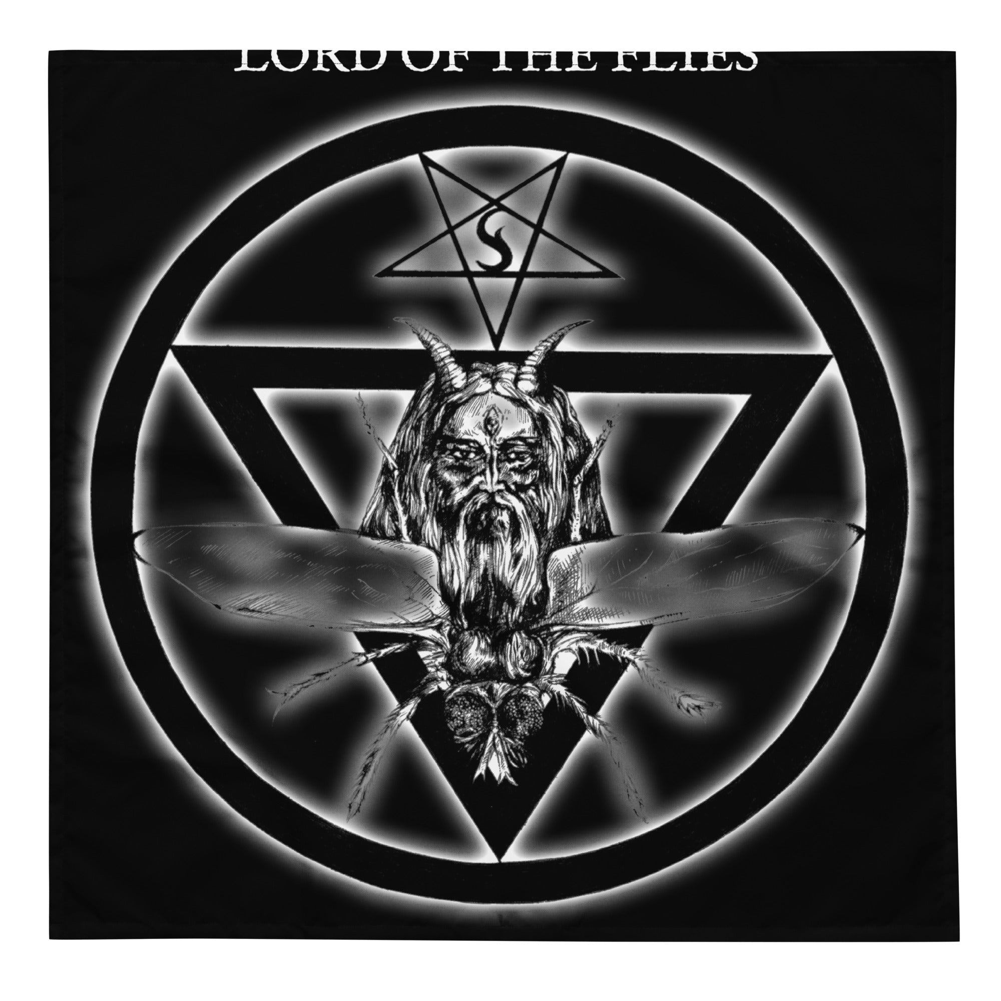 Demon Altar Cloth - Beelzebub Lord of Flies – The Luciferian Apotheca