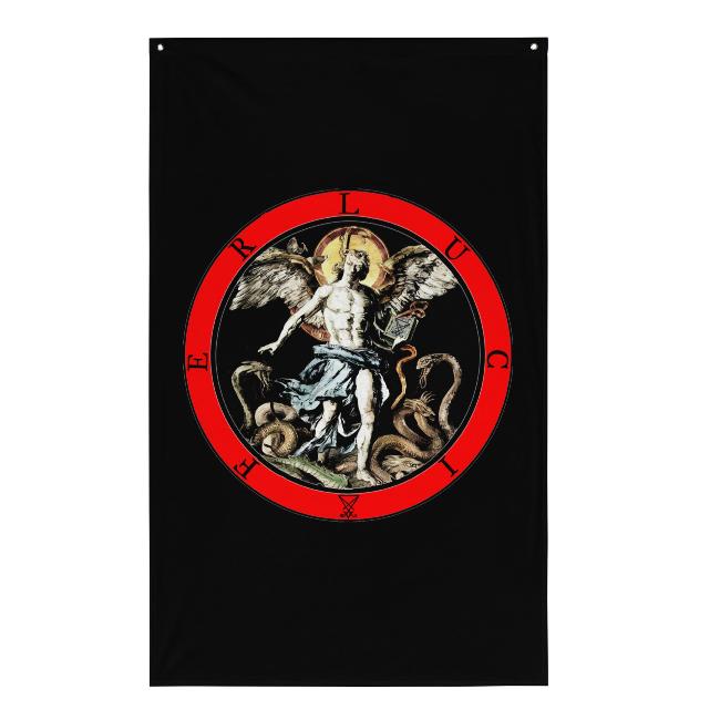 Lucifer the Fallen Angel Flag – The Luciferian Apotheca