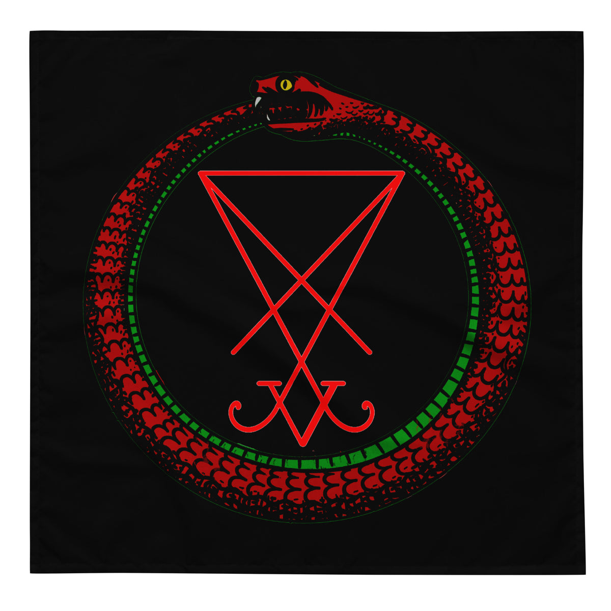 Luciferian Altar Cloth - Ouroboros Sigil of Lucifer – The Luciferian ...
