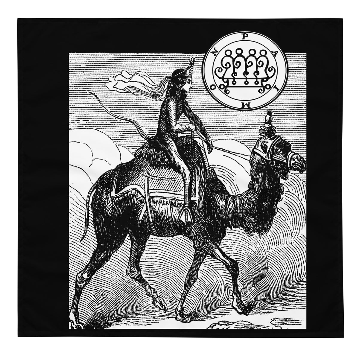 Demon Altar Cloth - Paimon King of the West – The Luciferian Apotheca