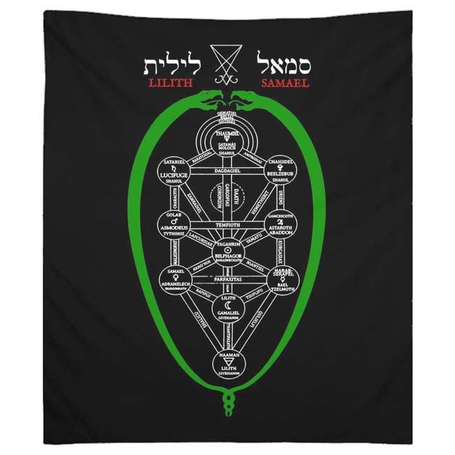 Qliphoth Sitra Ahra Tree of the Abyss Tapestries – The Luciferian Apotheca