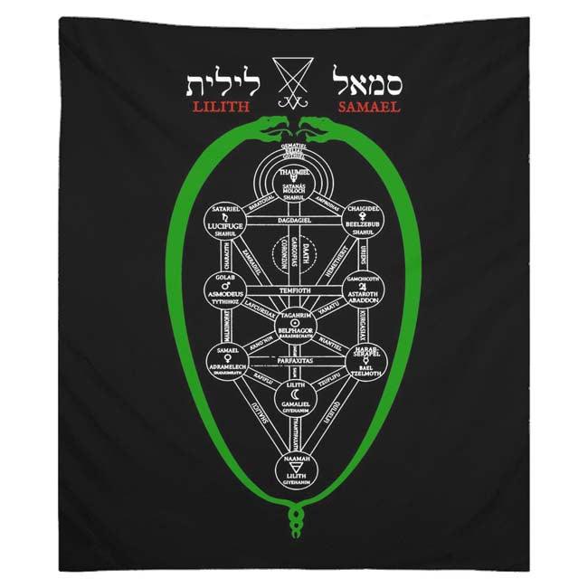 Qliphoth Sitra Ahra Tree of the Abyss Tapestries – The Luciferian Apotheca