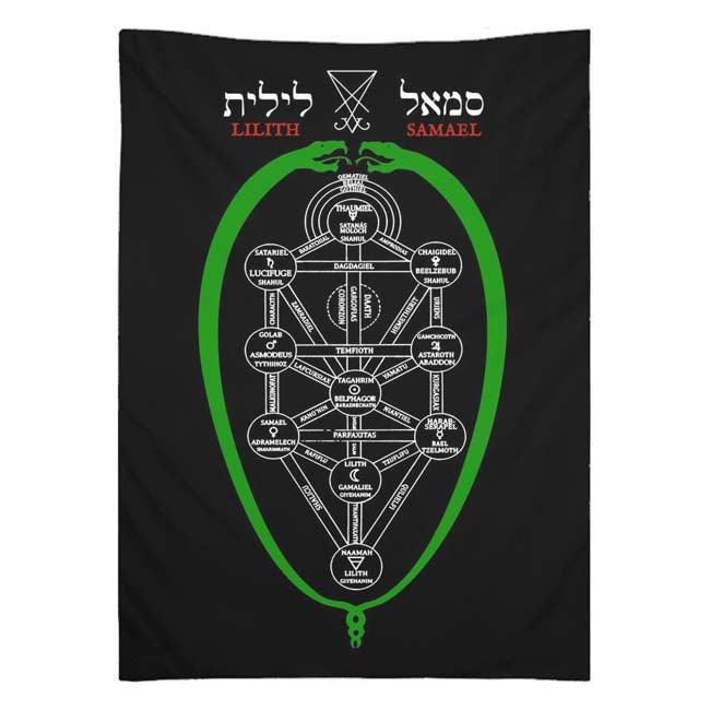 Qliphoth Sitra Ahra Tree of the Abyss Tapestries – The Luciferian Apotheca