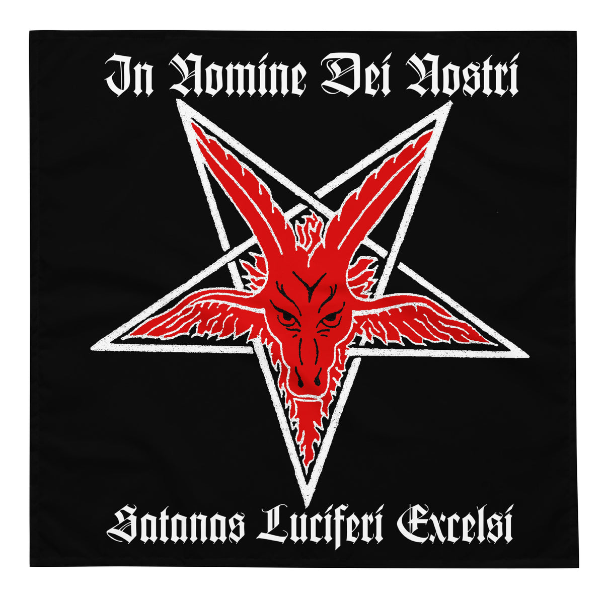 Satanic Altar Cloth - In Nomine Dei Nostri Satanas Luciferi Excelsi ...