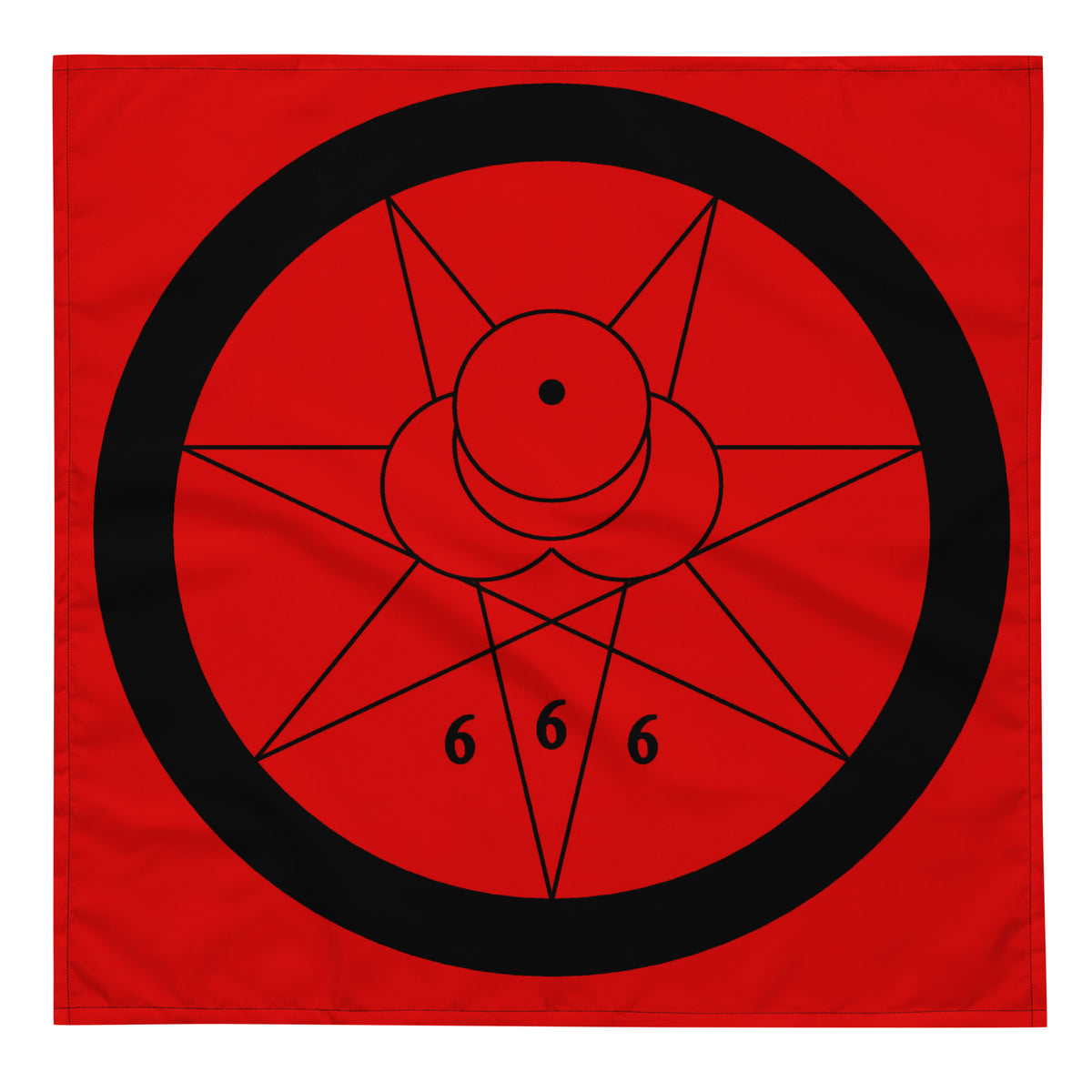 Thelema Altar Cloth - The Sigil of the Beast 666 and Babalon Conjoined ...