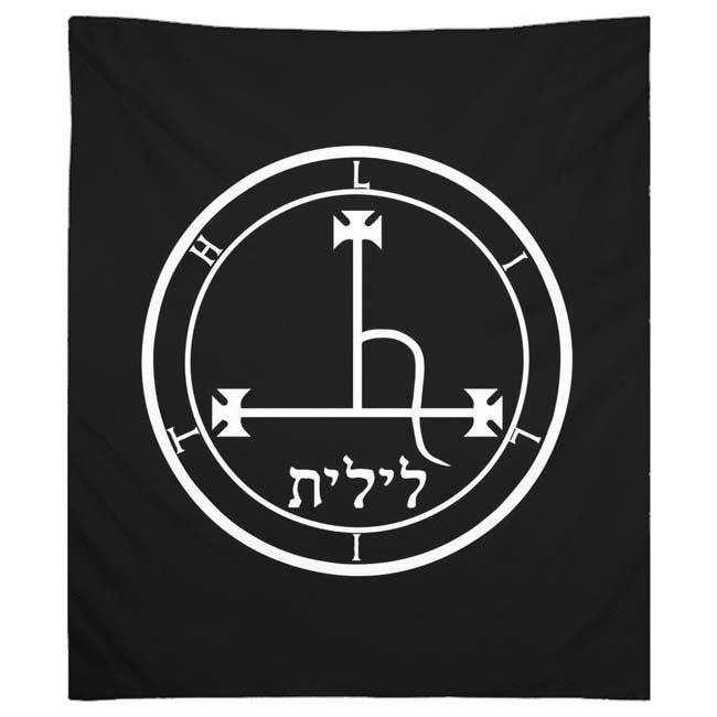 Sigil of Lilith Tapestries – The Luciferian Apotheca