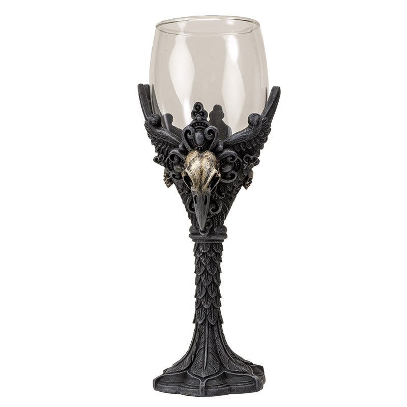 Surgat Demonic Raven Chalice / Goblet – The Luciferian Apotheca
