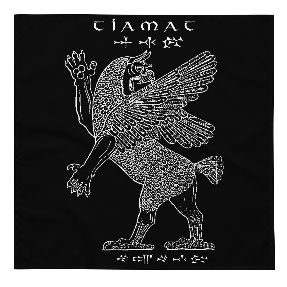 Babylonian Altar Cloth | Tiamat Chaos Goddess Print – The Luciferian ...