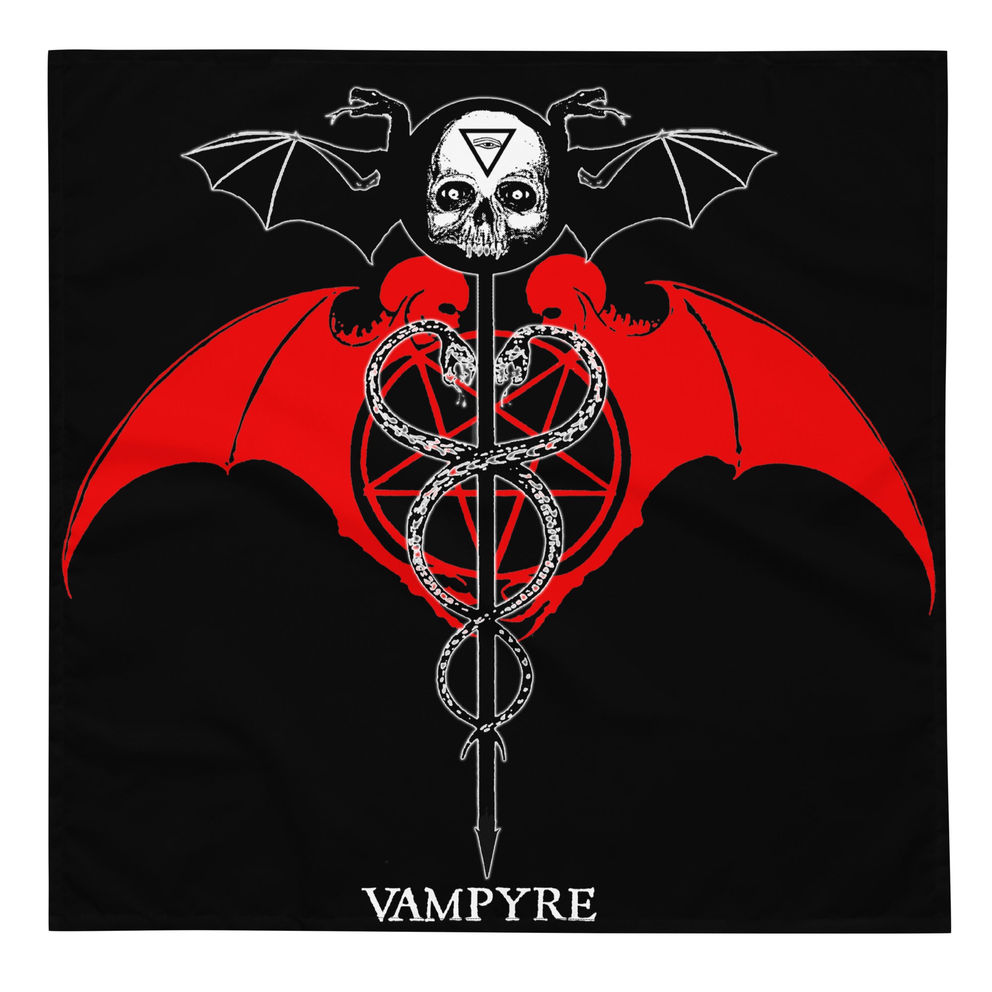 Vampire Altar Cloth – Vampyre Caduceus Varcolaci Symbols | Channel the ...