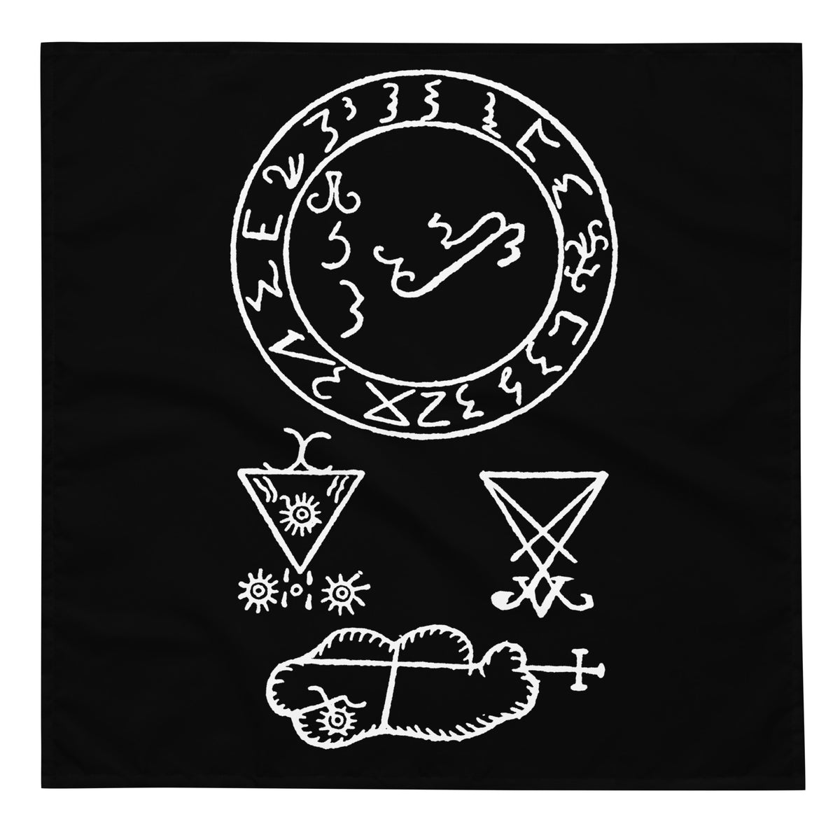 Luciferian Altar Cloth - Lucifer Grimoire Seal – The Luciferian Apotheca
