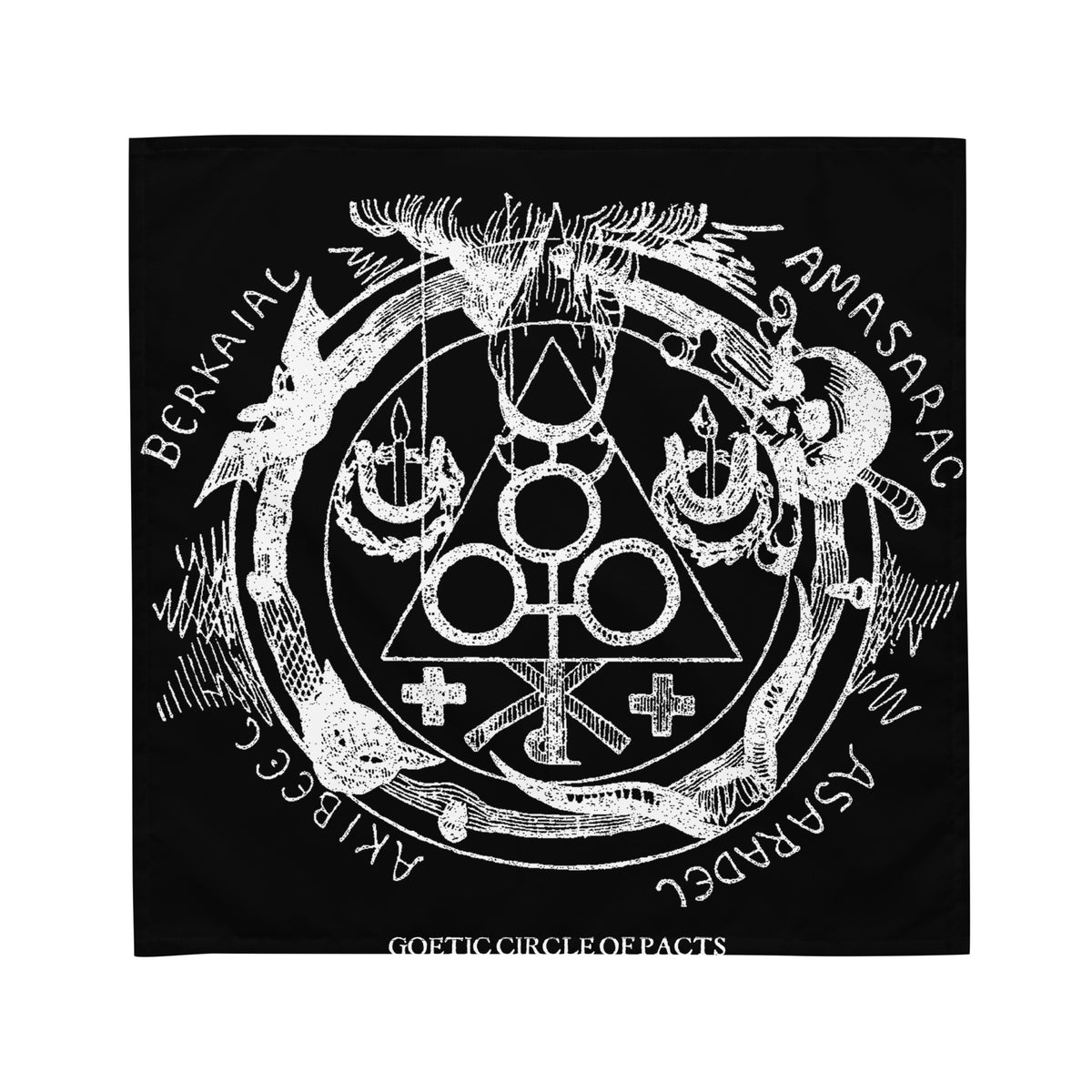 Black Magic Altar Cloth - Goetic Circle of Black Evocation – The ...