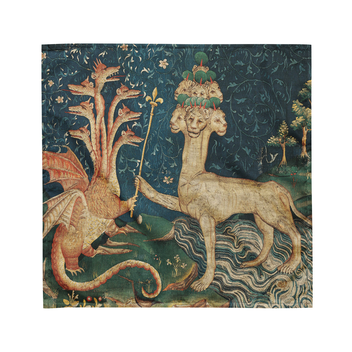 Satanic Altar Cloth - Antichrist Dragon (Satan) and Beast (Antichrist ...