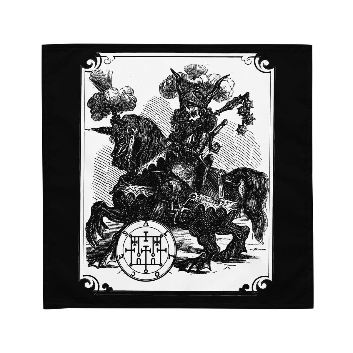 Demon Altar Cloth - Alocer / Alloces – The Luciferian Apotheca