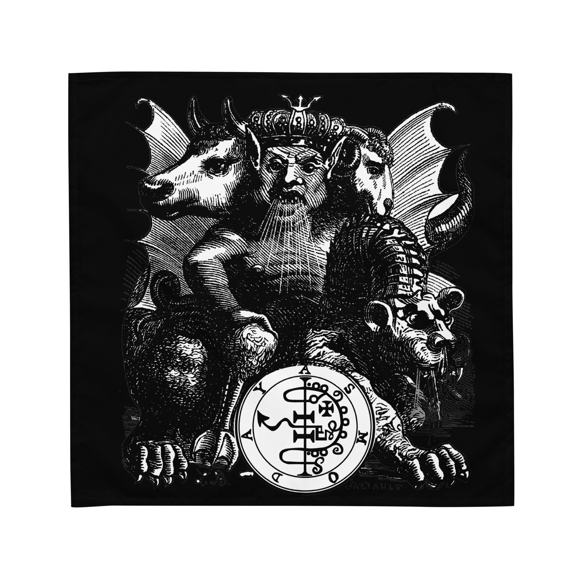 Demon Altar Cloth - Asmodeus Great King of Hell – The Luciferian Apotheca