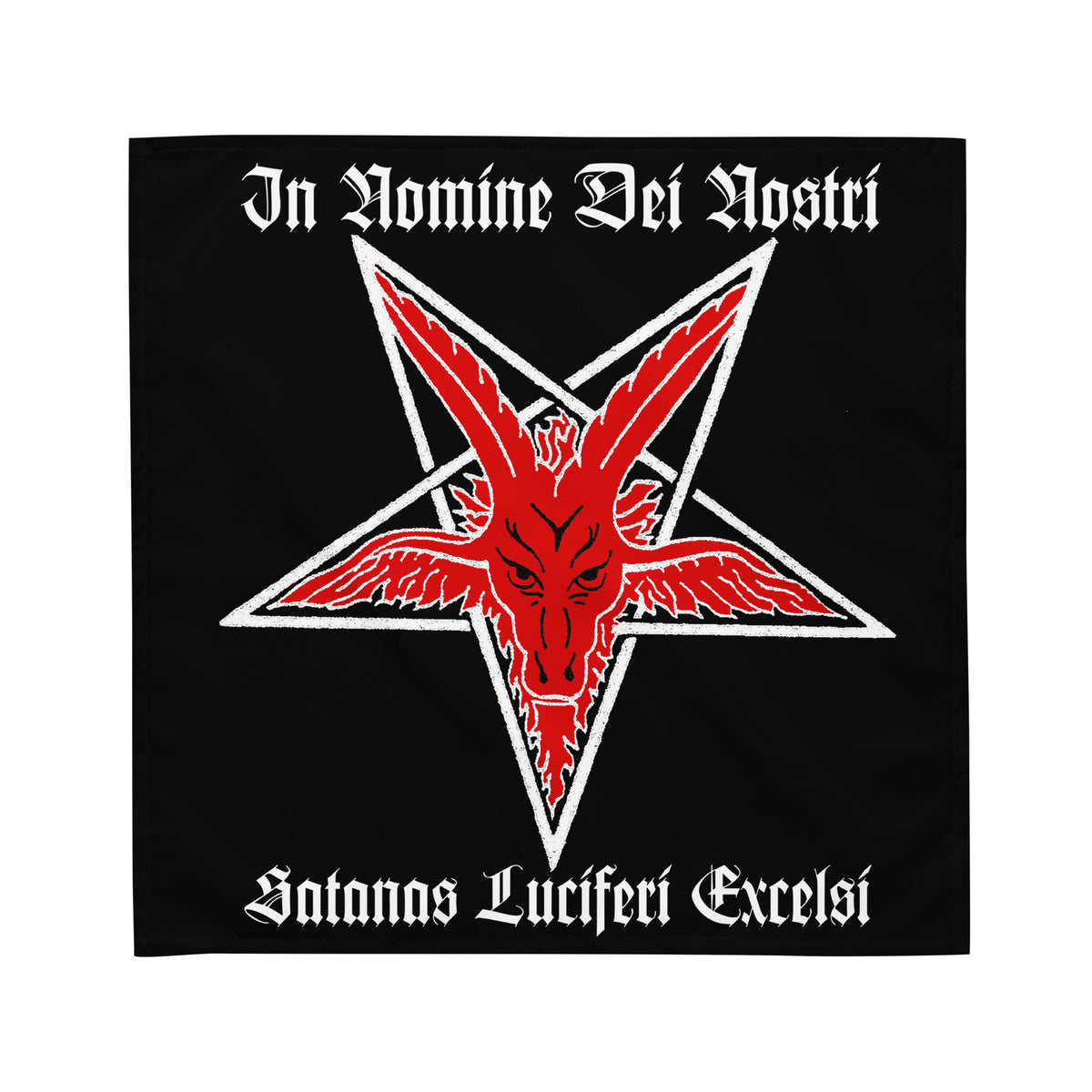 Satanic Altar Cloth - In Nomine Dei Nostri Satanas Luciferi Excelsi ...