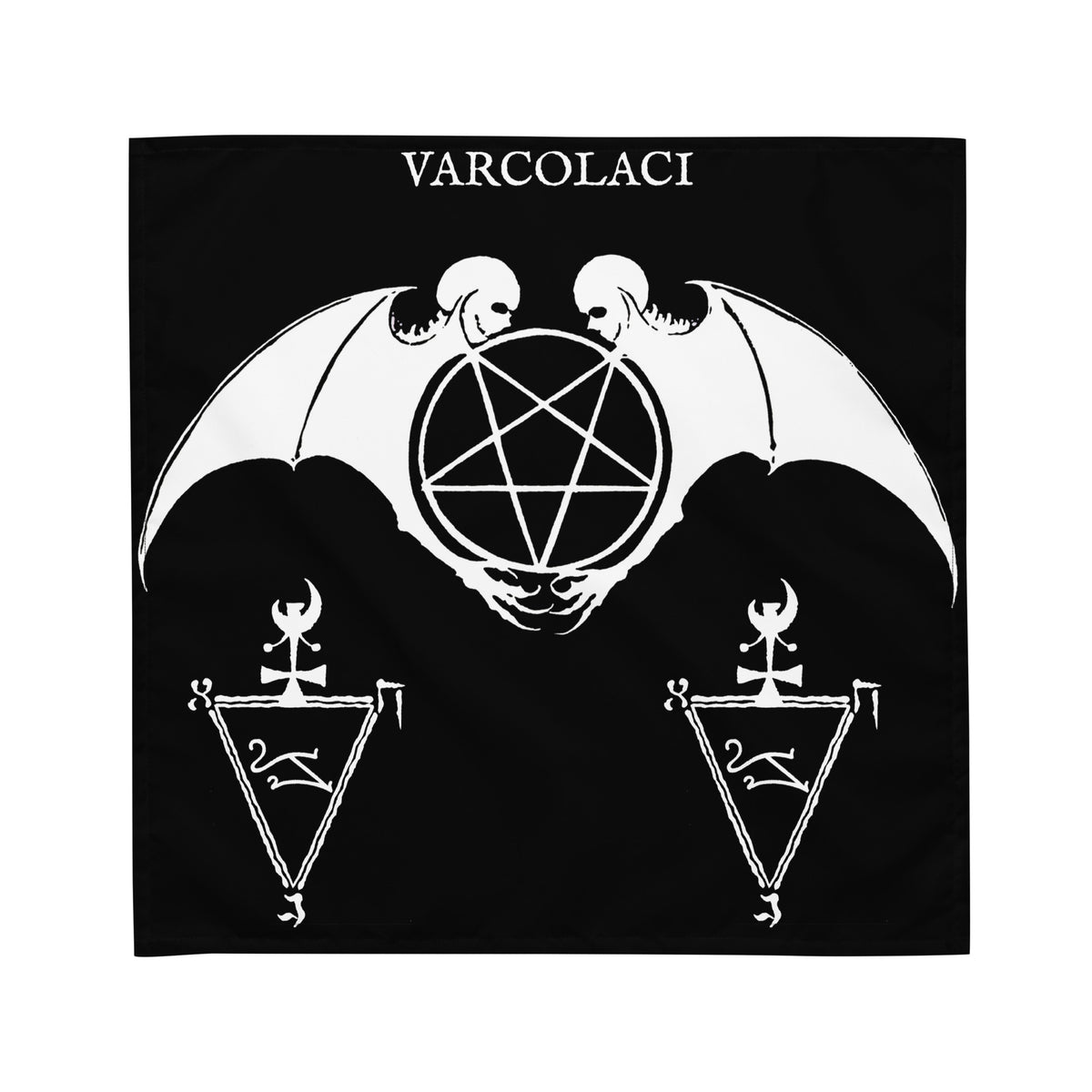 Vampire Altar Cloth - Varcolaci Akhkharu White Print – The Luciferian ...