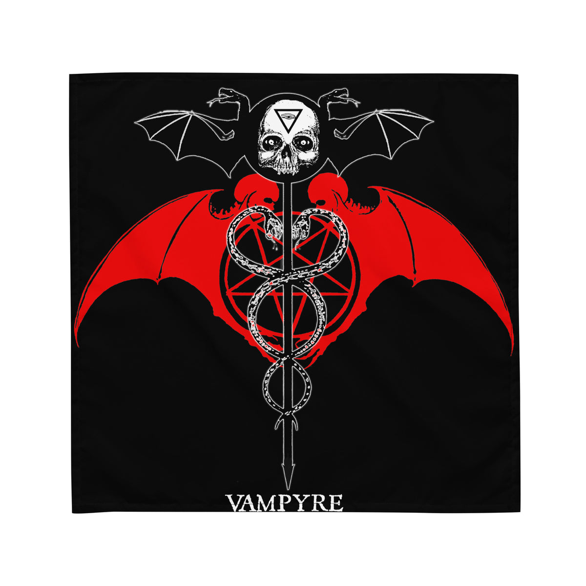 Vampire Altar Cloth – Vampyre Caduceus Varcolaci Symbols | Channel the ...