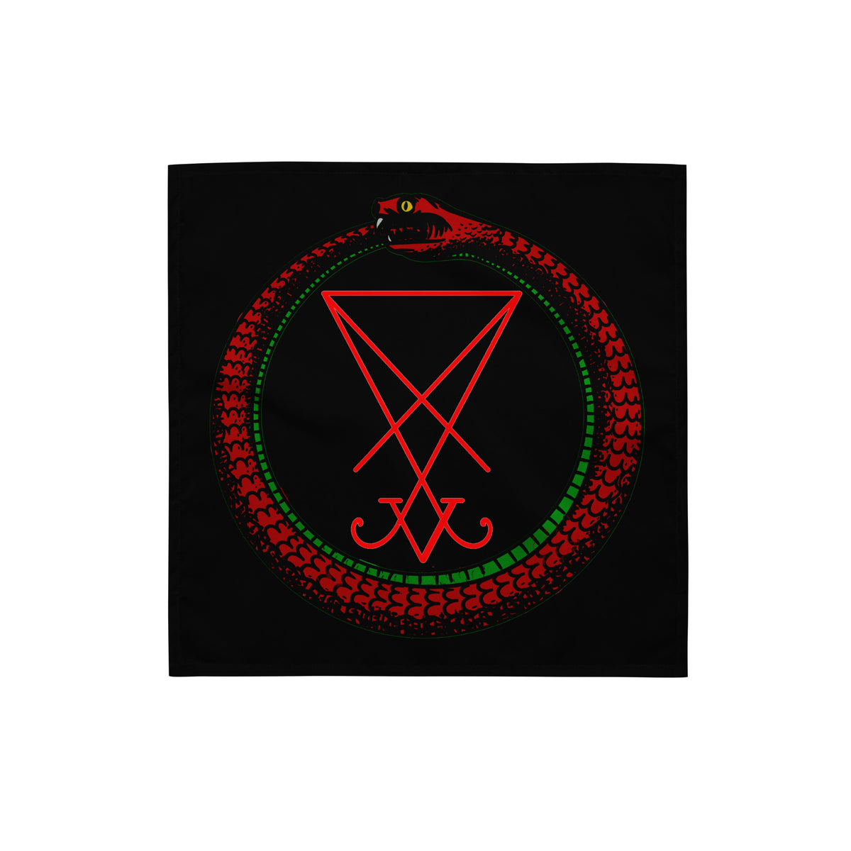 Luciferian Altar Cloth - Ouroboros Sigil of Lucifer – The Luciferian ...