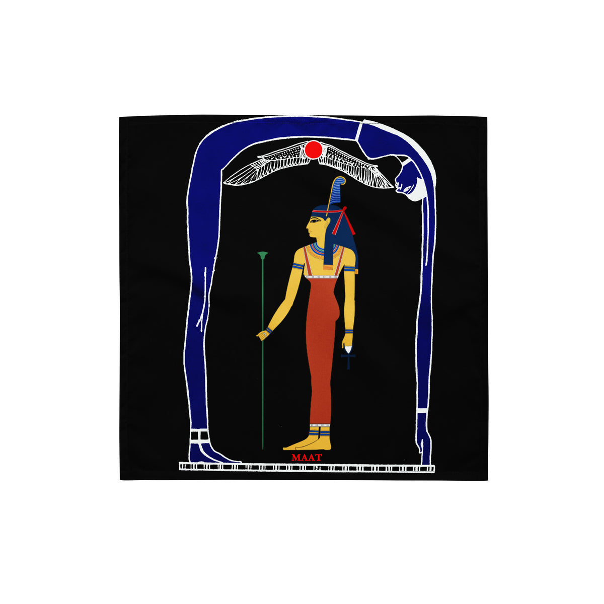 Egyptian Altar Cloth - Maat Egyptian Goddess of Truth and Justice – The ...