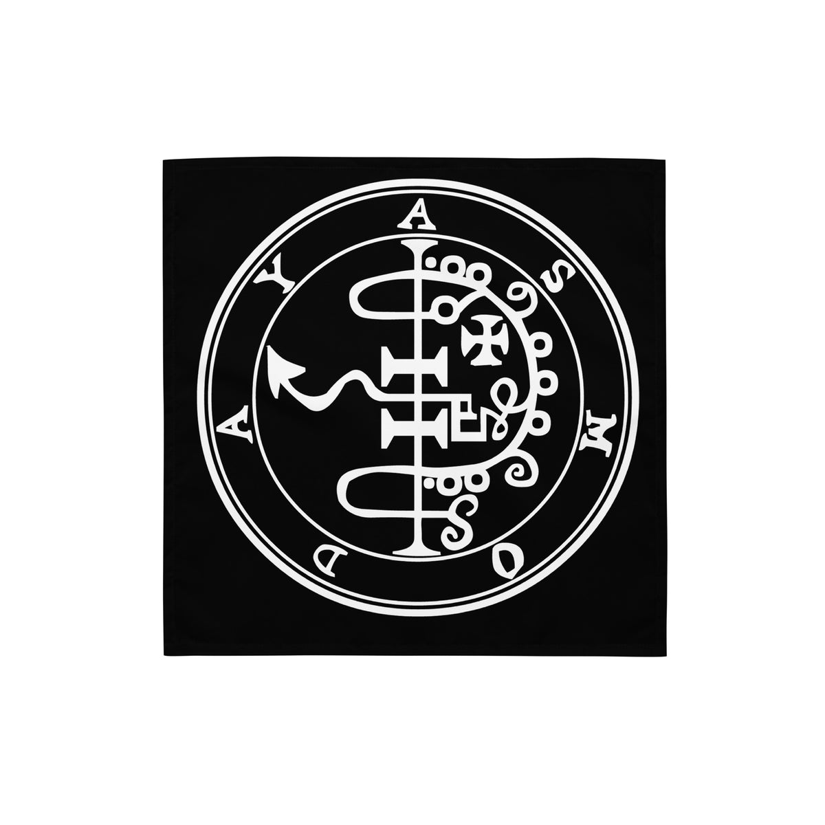 Demon Altar Cloth - Asmodeus (Asmoday) Sigil – The Luciferian Apotheca