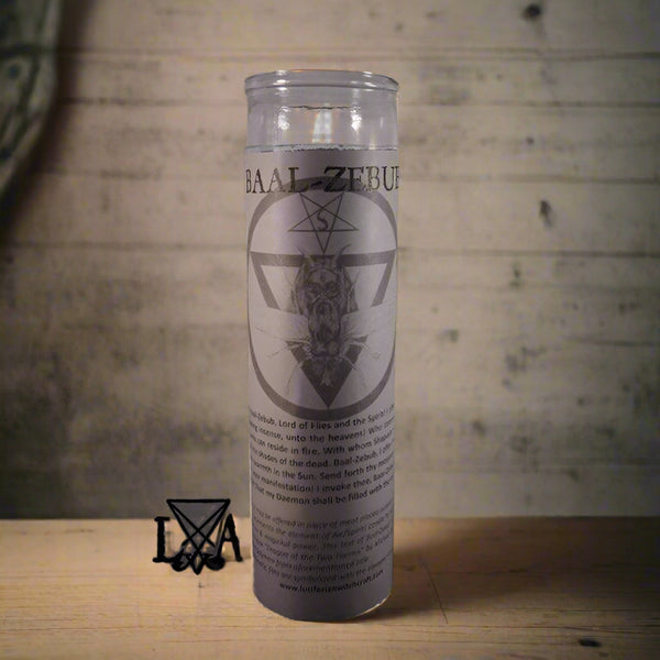 Beelzebub: Inspire Insight & Divination Glass Spell Candle – The ...