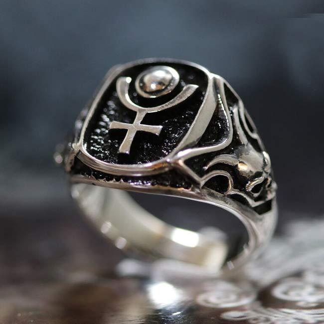 Hades (Pluto) Underworld Necromancy Signet Ring | 925 Sterling Silver ...