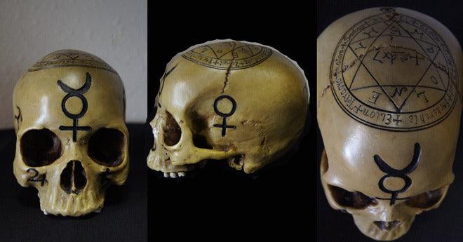 Qabalistic - Black Alchemy Skull – The Luciferian Apotheca