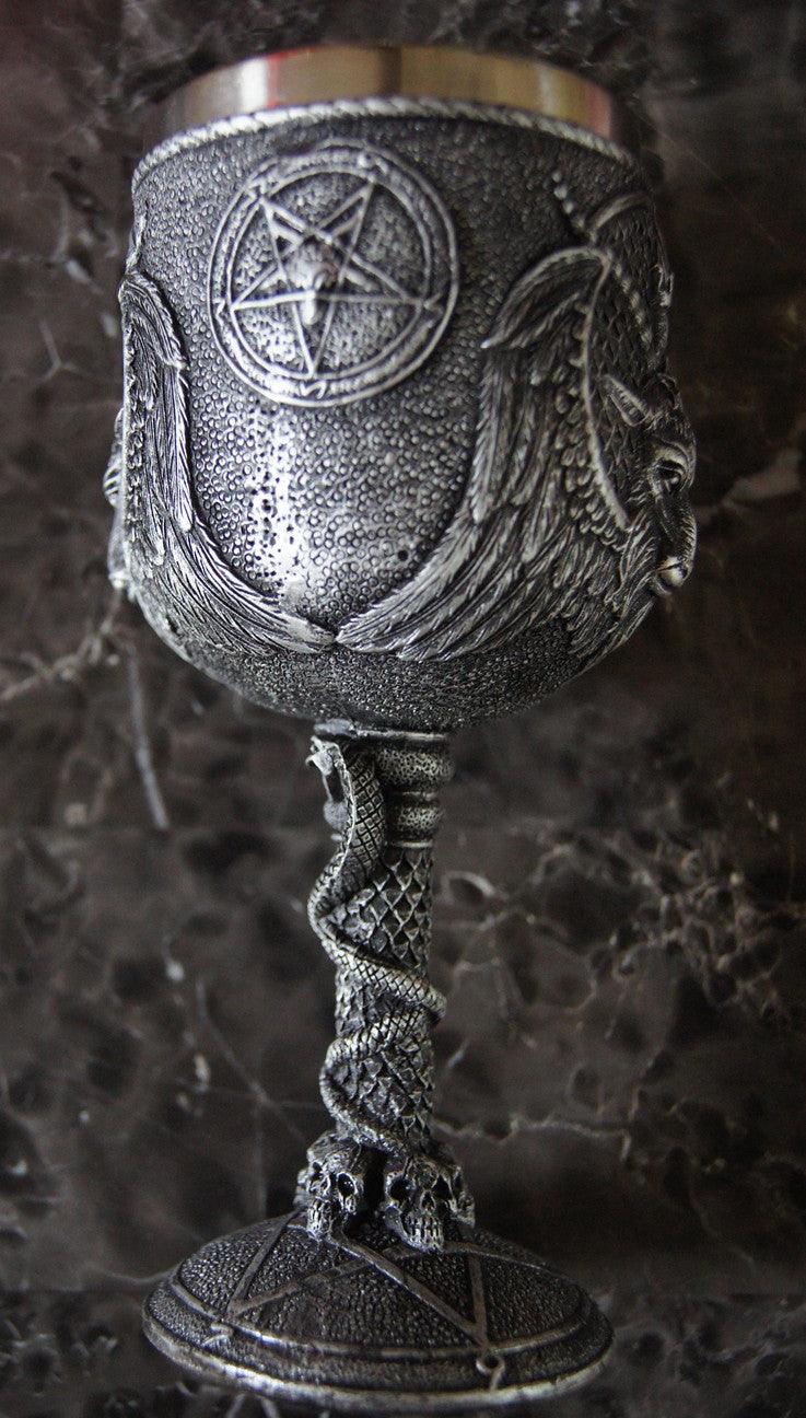 Baphomet the Sabbatic Goat Goblet Chalice – The Luciferian Apotheca