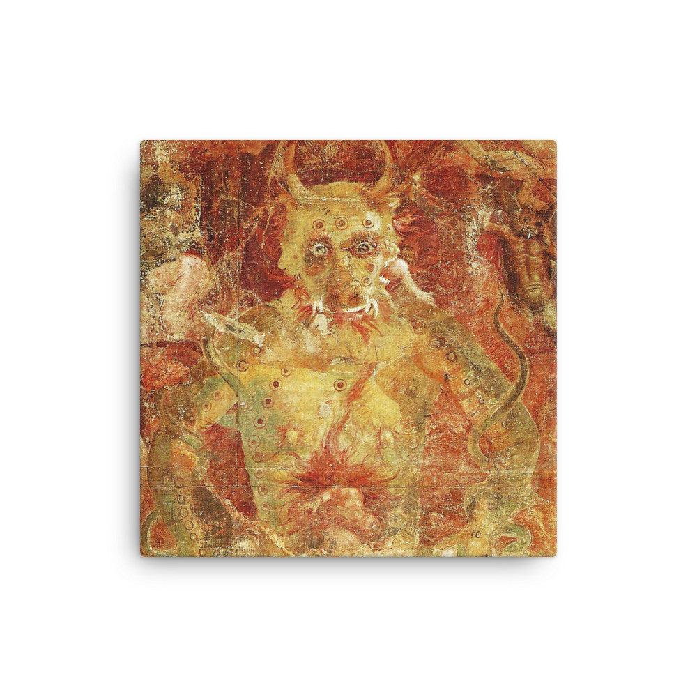 Devil Eating Souls Quality Canvas – The Luciferian Apotheca