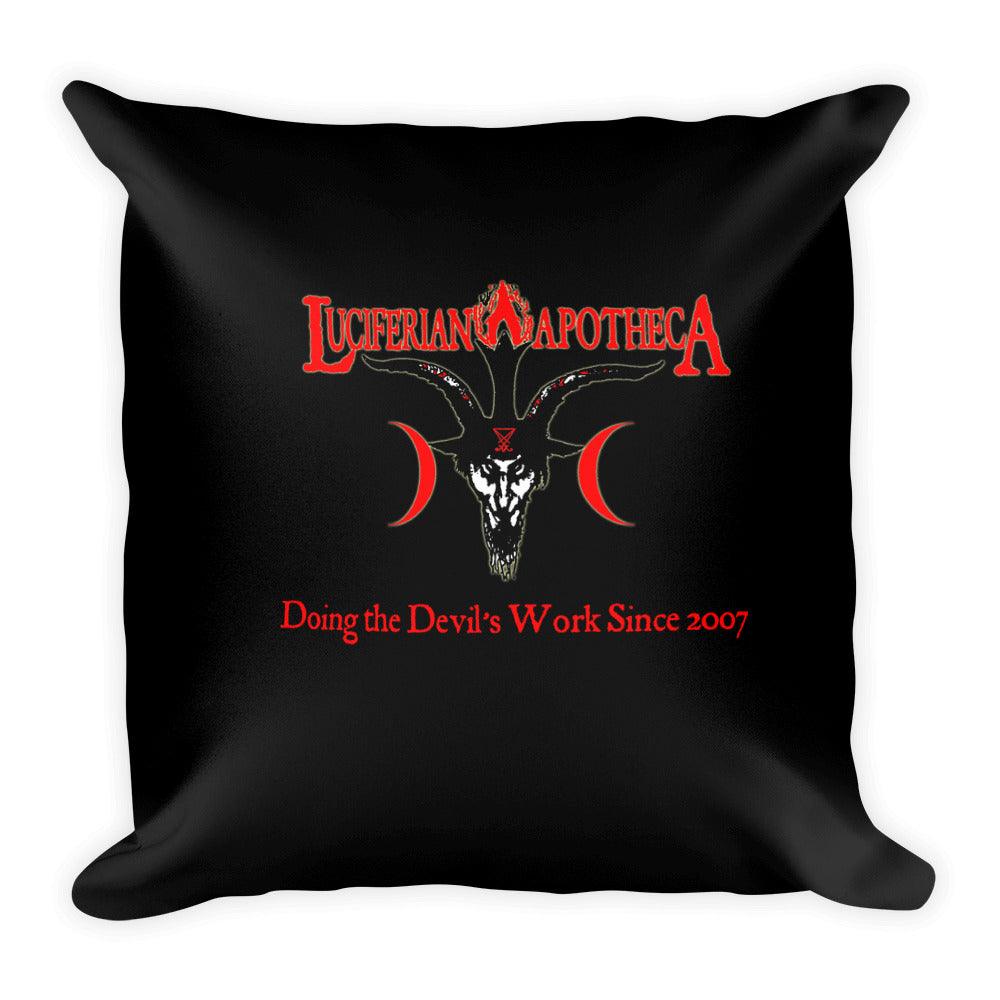Lucifer Baphomet Square Pillow – The Luciferian Apotheca