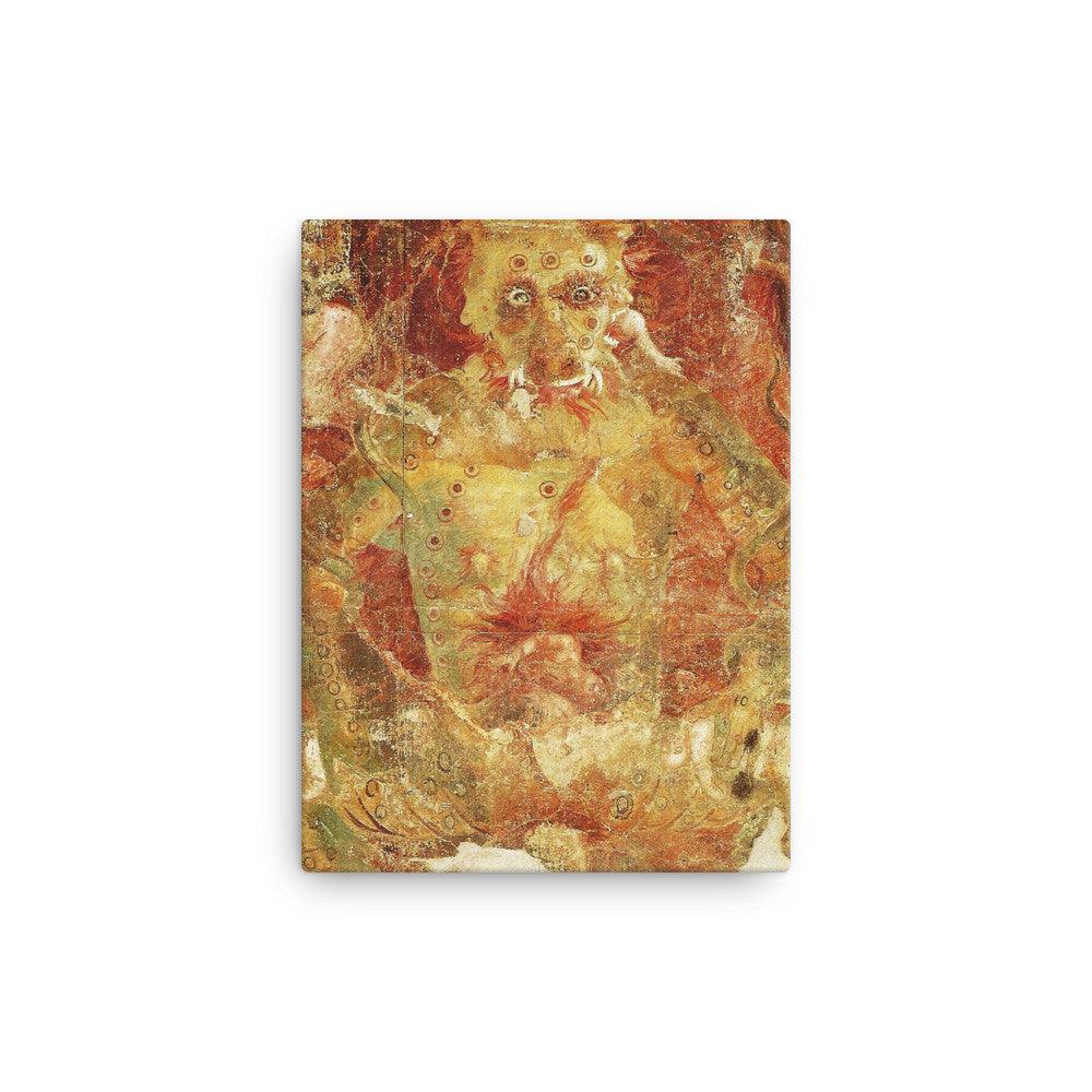 Devil Eating Souls Quality Canvas – The Luciferian Apotheca