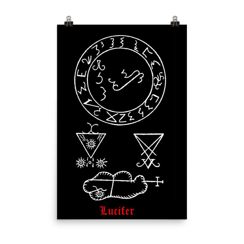 Sigil of Lucifer Poster – The Luciferian Apotheca