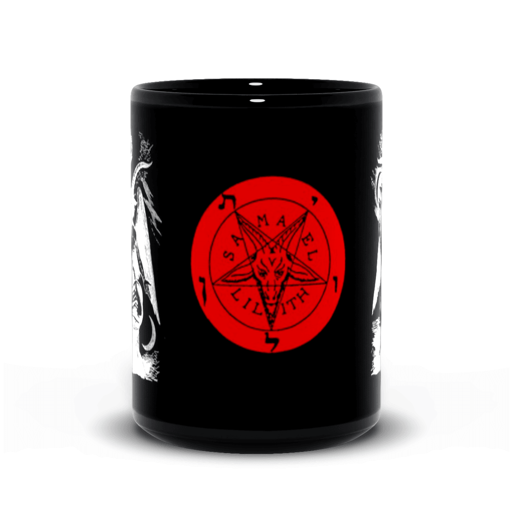 Sabbatic Goat (Baphomet) & Infernal Union Sigil Black Mugs – The ...