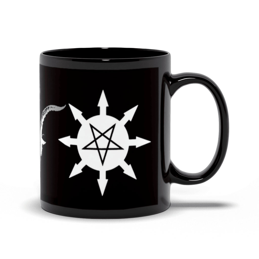 Baphomet Algol Black Mugs – The Luciferian Apotheca