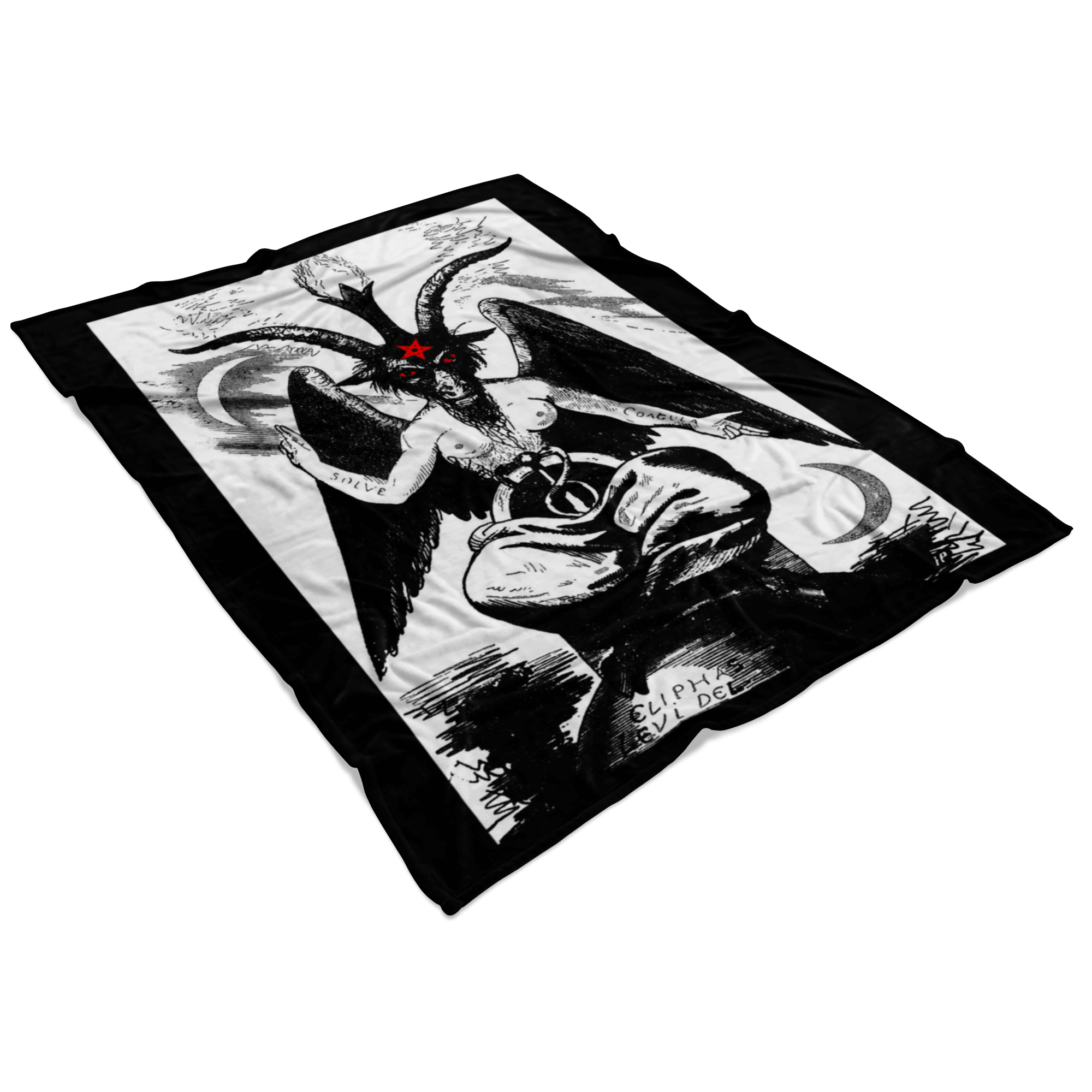 Sabbatic Goat 'Baphomet' Fleece Blanket – The Luciferian Apotheca