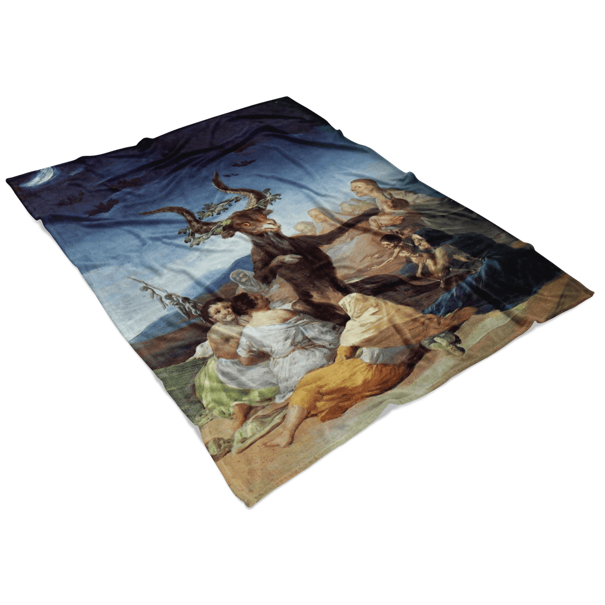 Witches Sabbat by Goya Fleece Blanket – The Luciferian Apotheca